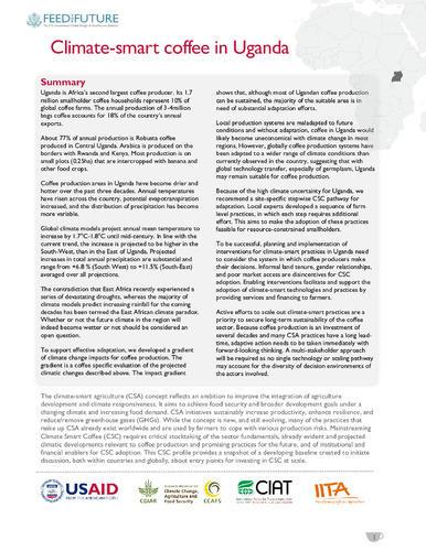 Smallholder solution for deforestation-free coffee